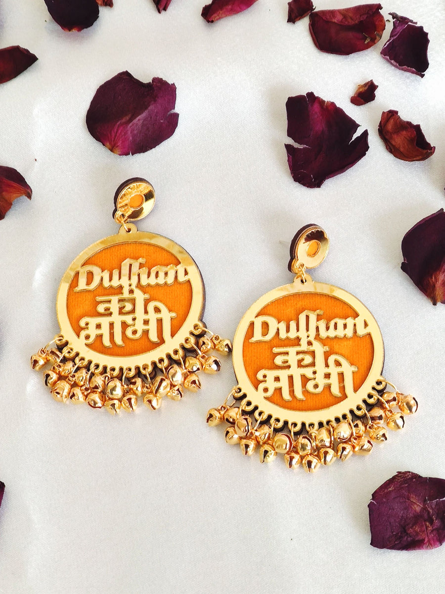 Trendy Yellow Gold Drop Earrings: Dulhan Ki Bhabhi Collection ...
